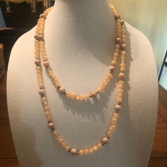 Coro | Jewelry | Vintage Coro Beige Beaded Necklace | Poshmark
